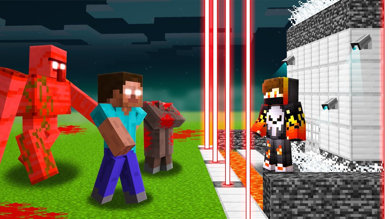 Scary Myths vs best Security House In Minecraft !!! - Minecraft videos