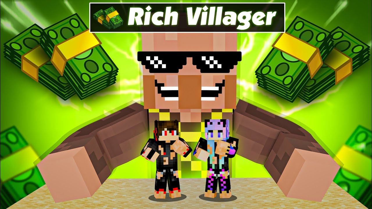 The Richest Villager in Minecraft - Minecraft videos