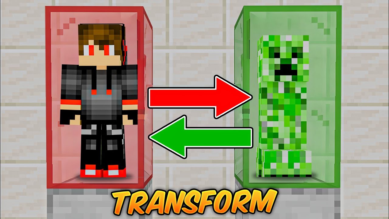 We Transform MOBS into HUMANS in Minecraft - Minecraft videos