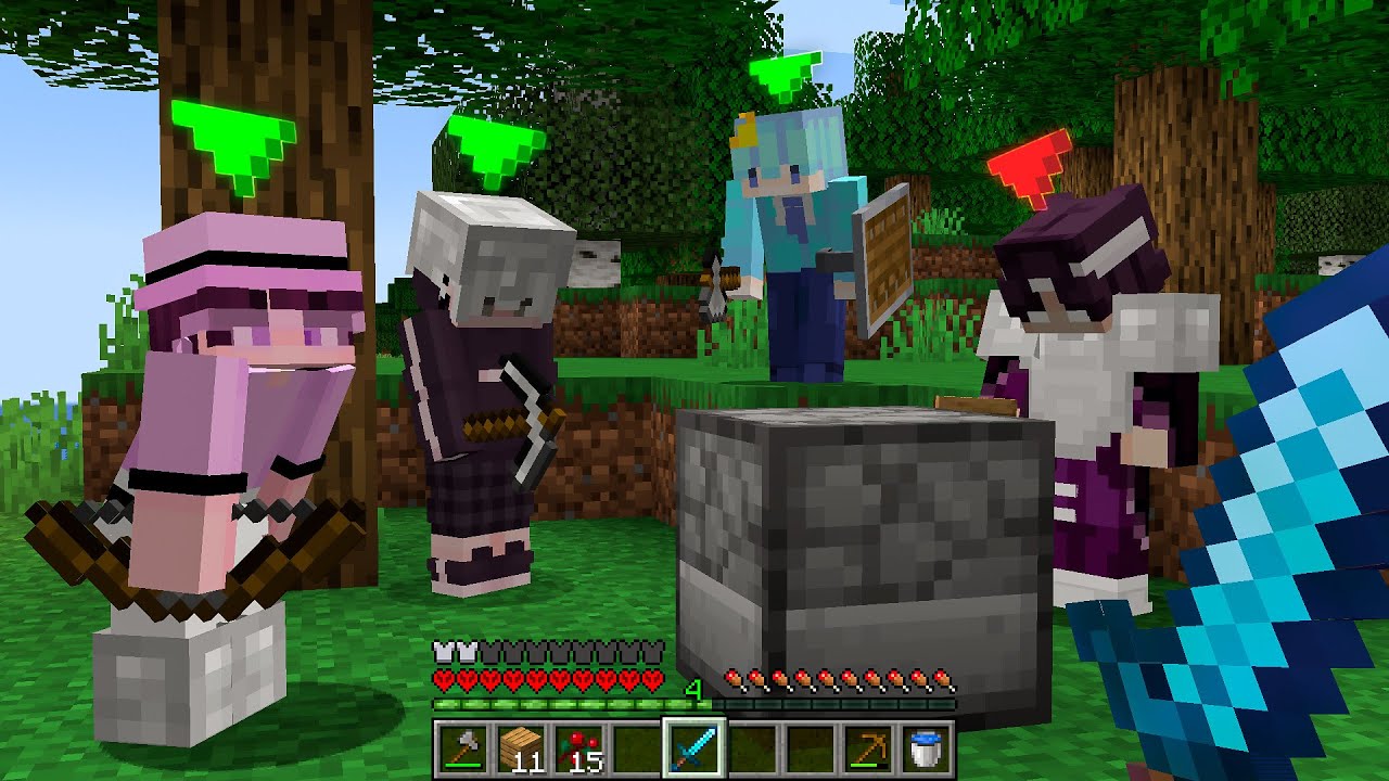 4 Minecraft Speedrunners vs 1 Traitor - Minecraft videos