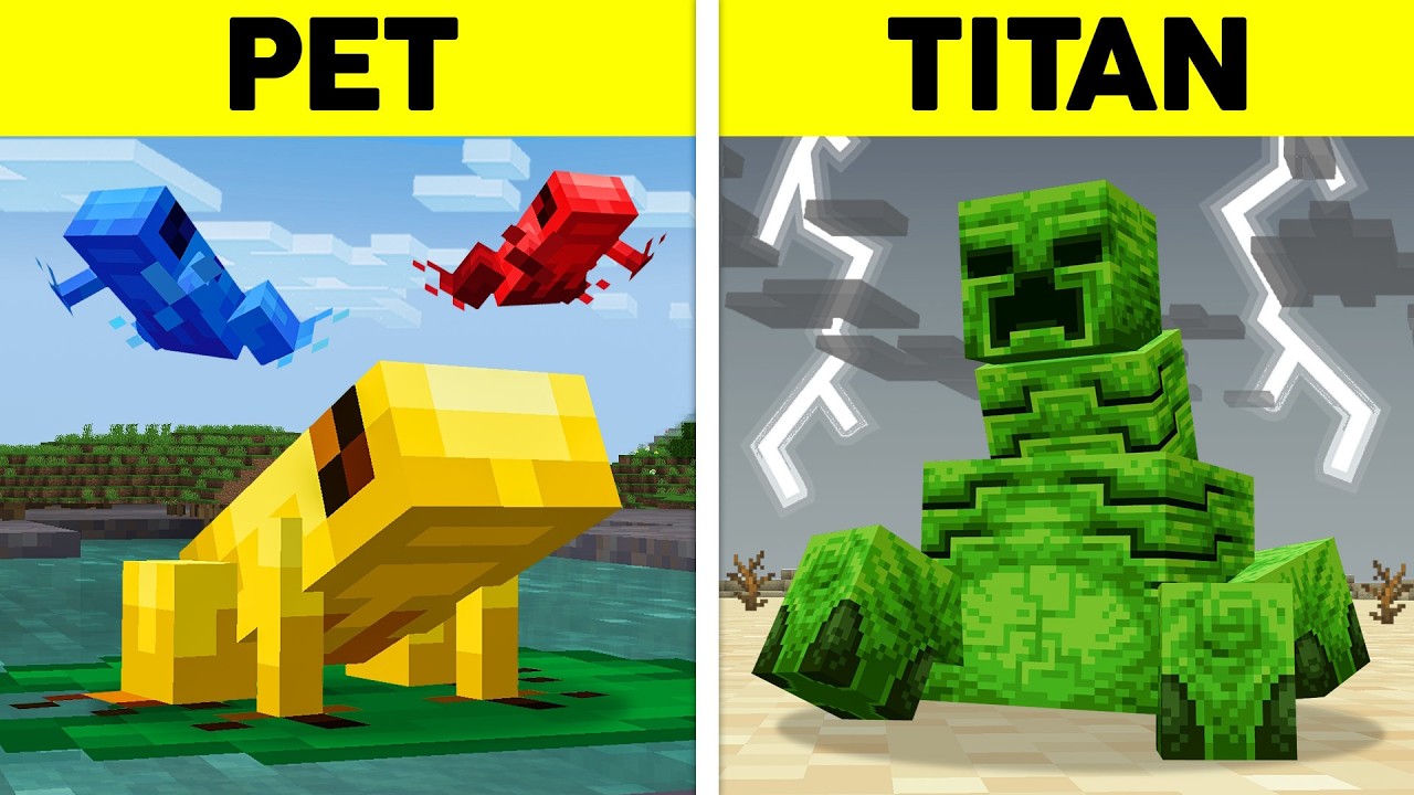 45 Mobs Minecraft NEEDS to Update - Minecraft videos