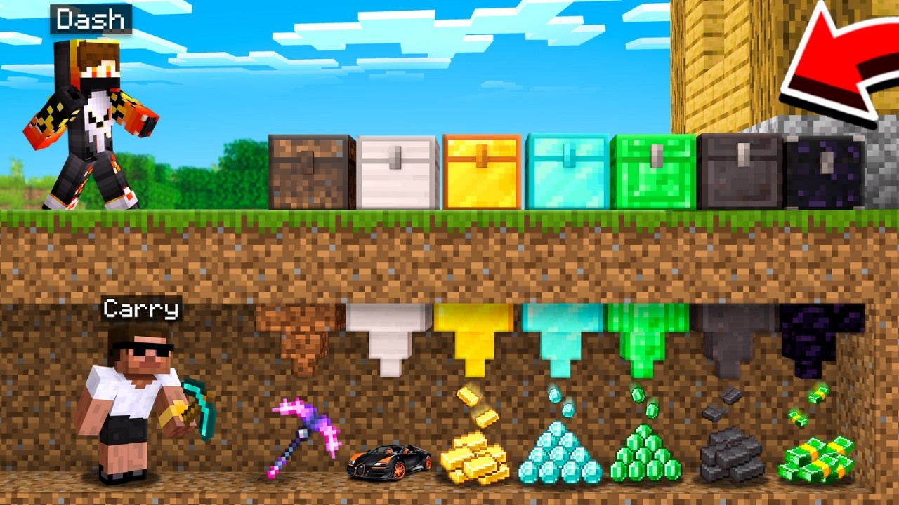 7 Ways to Rob Secret Chests of a PRO Player in Minecraft.. - Minecraft ...