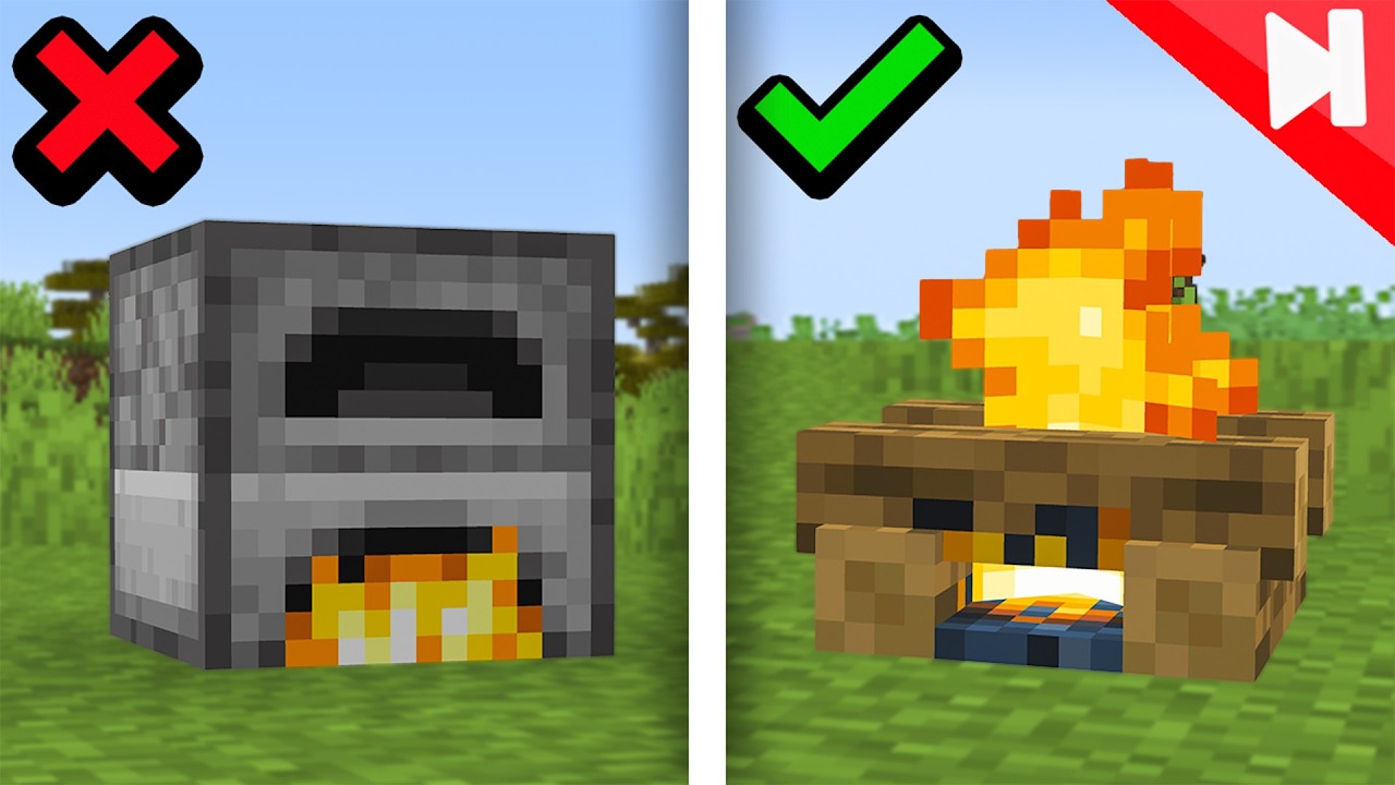 74 Minecraft Mistakes (and How to Fix Them) - Minecraft videos