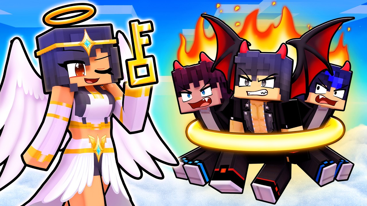 ANGEL running a DEMON PRISON in Minecraft! - Minecraft videos