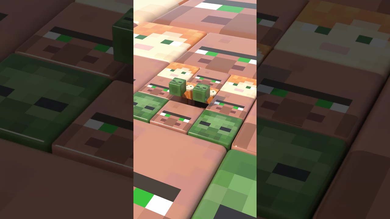 Alex Zombie Villager Falling #minecraft - Minecraft videos