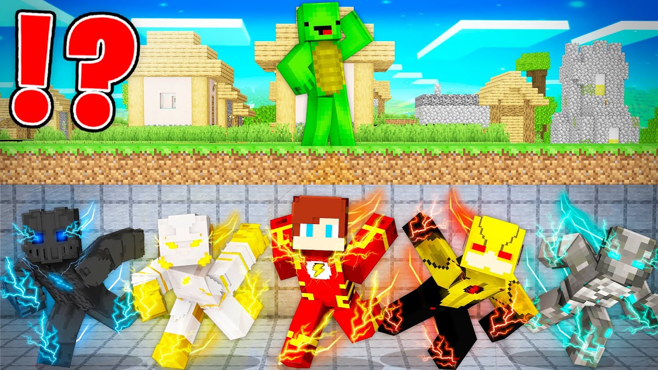 All Speedsters Armor Speedrunner vs Hunter in Minecraft - Maizen JJ and Mikey - Minecraft videos
