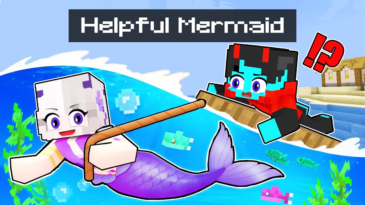 Best of Minecraft - Helpful Mermaid Story! - Minecraft videos