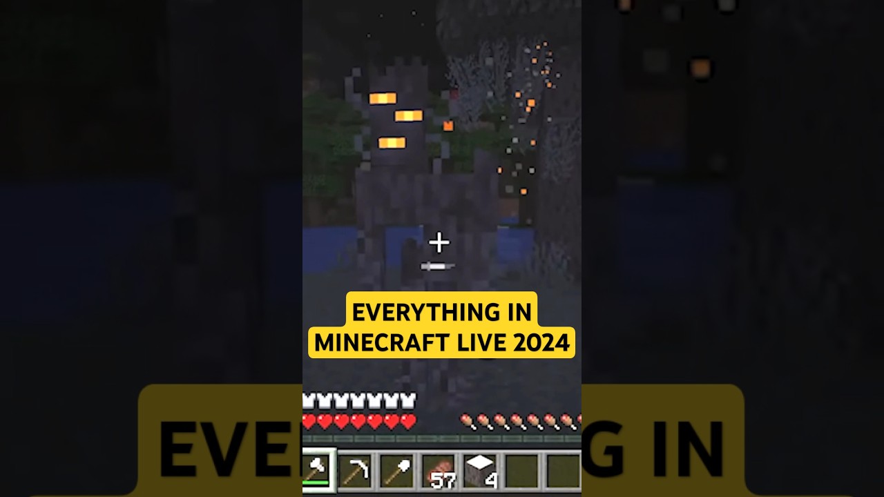 Everything in MINECRAFT LIVE 2024 In 1 MINUTE! #shorts - Minecraft videos