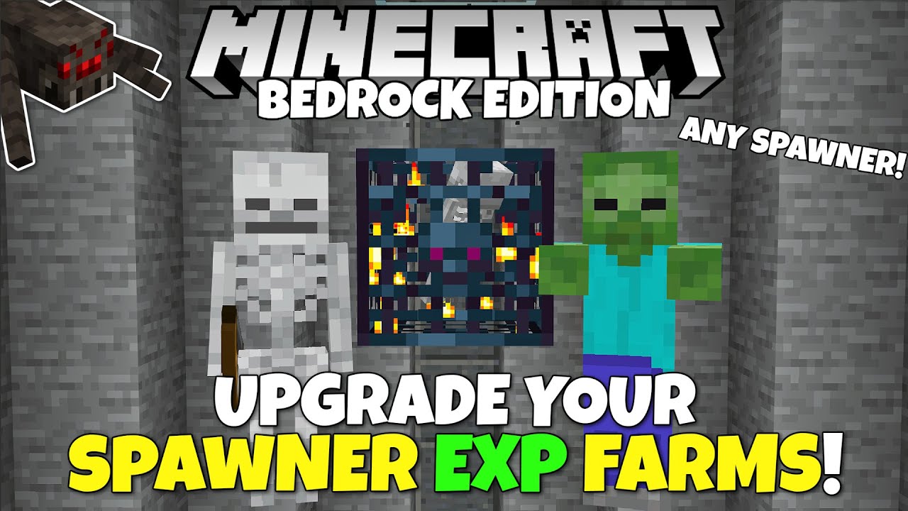 How To Easily Upgrade ANY MOB SPAWNER Farm In Minecraft! #shorts ...