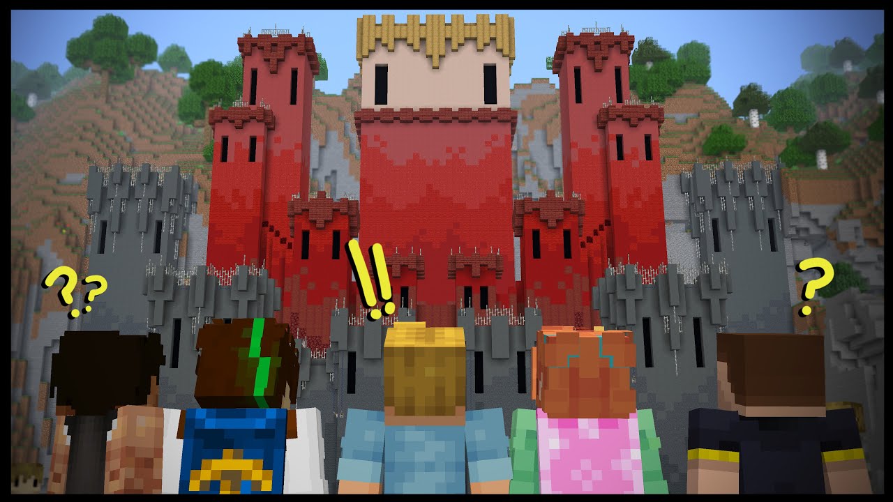 I Built a Castle in Minecraft and asked my Friends to Break In ...