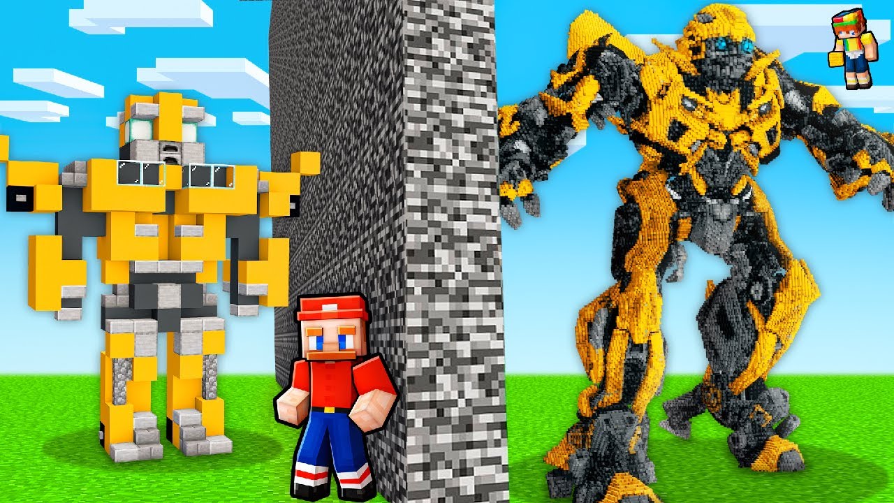 I Cheated With TRANSFORMERS in Minecraft Build Battle! - Minecraft videos