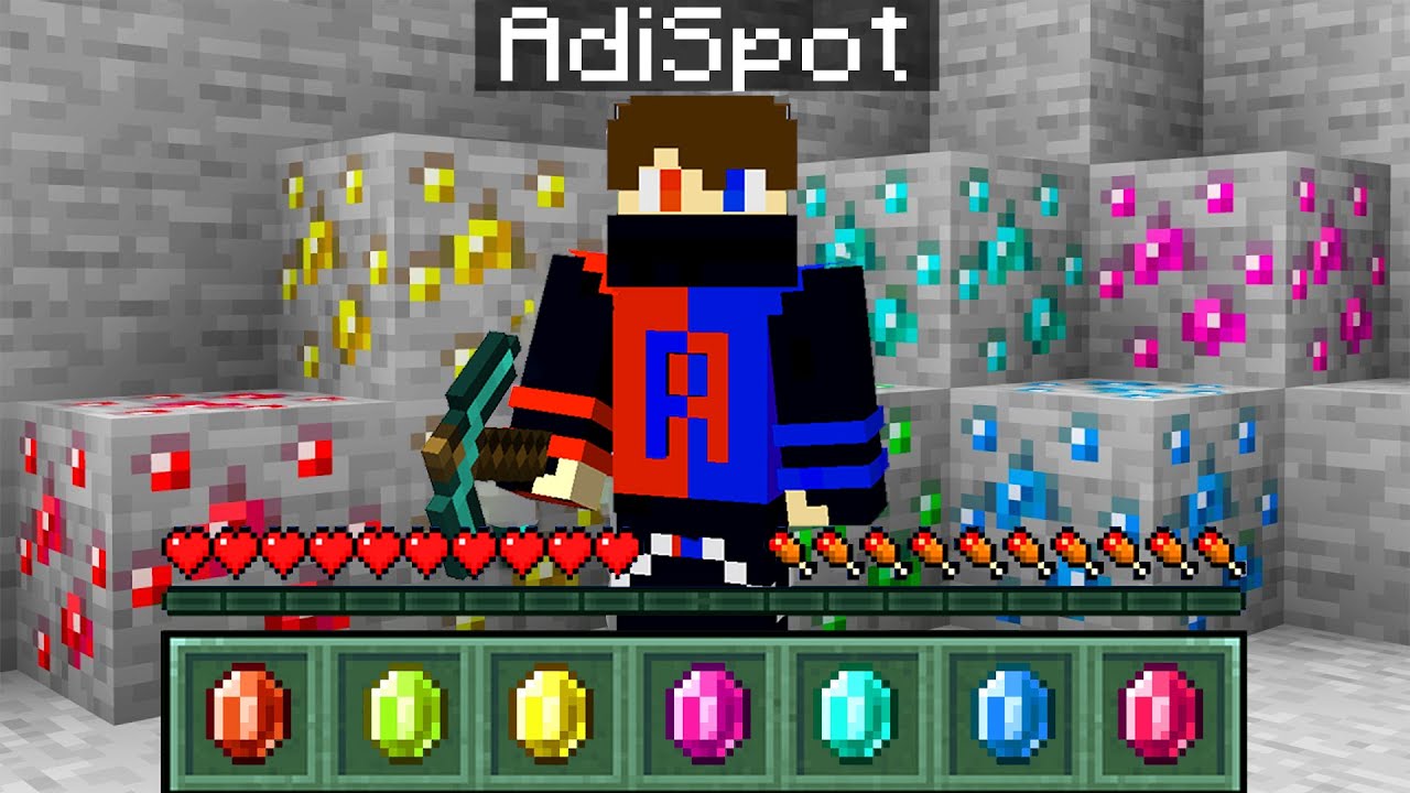 I Mined Every Rarest Ores in Minecraft - Minecraft videos