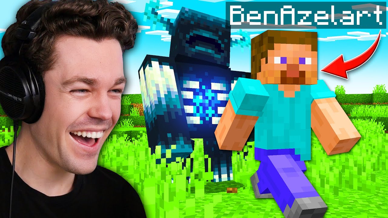 I Taught BEN AZELART How To Play Minecraft! - Minecraft videos