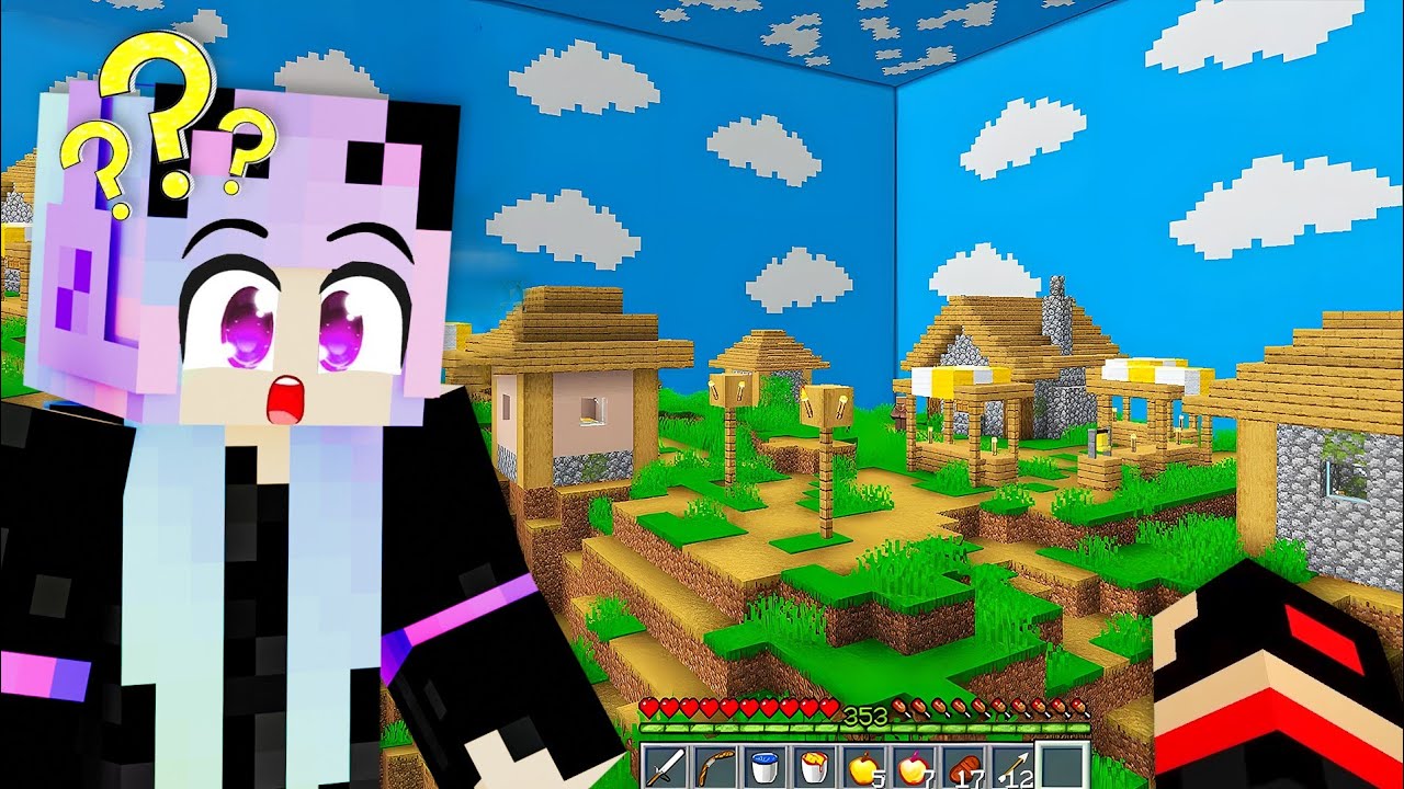 I Trolled my SISTER in a FAKE SIMULATION in MINECRAFT - Minecraft videos