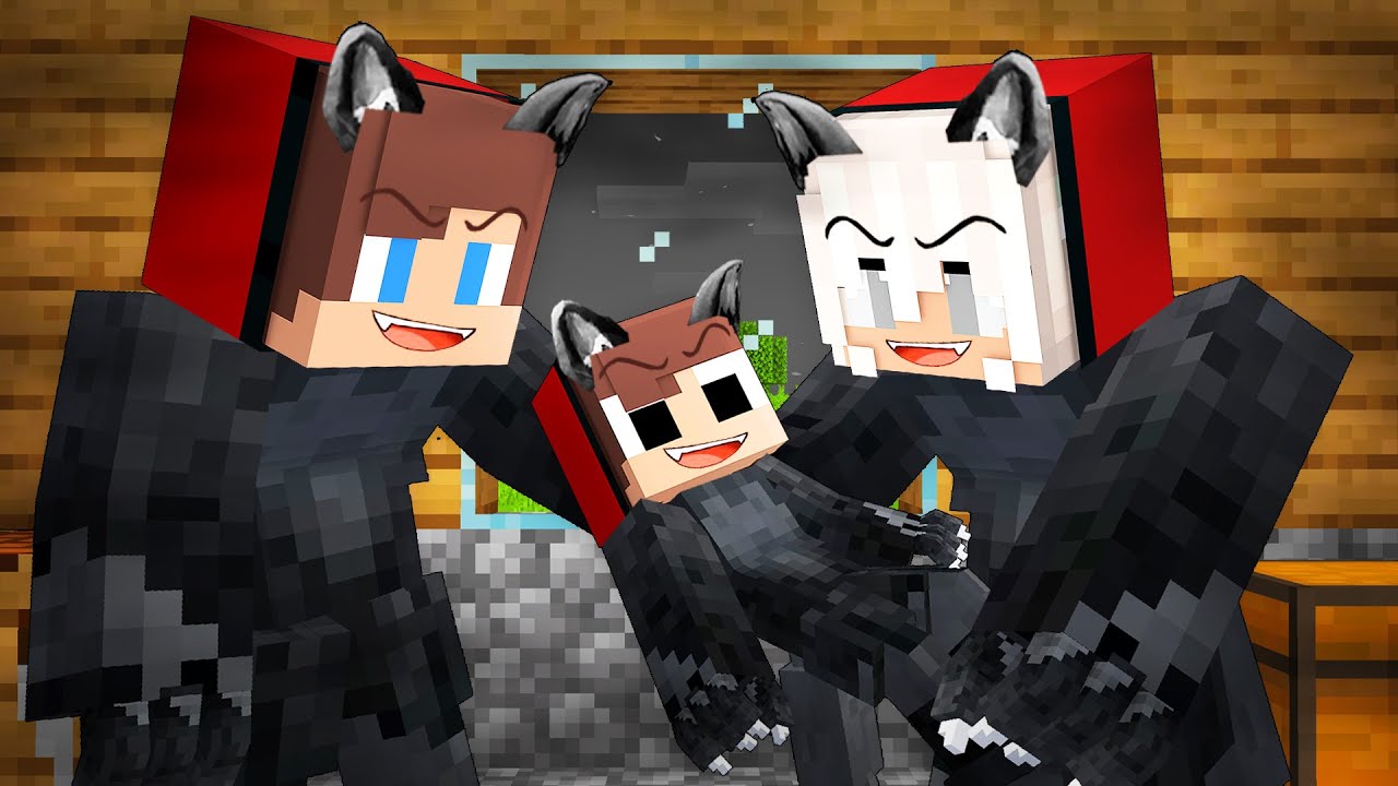 JJ Werewolf Family Have a Baby - Family Story - Maizen Minecraft ...