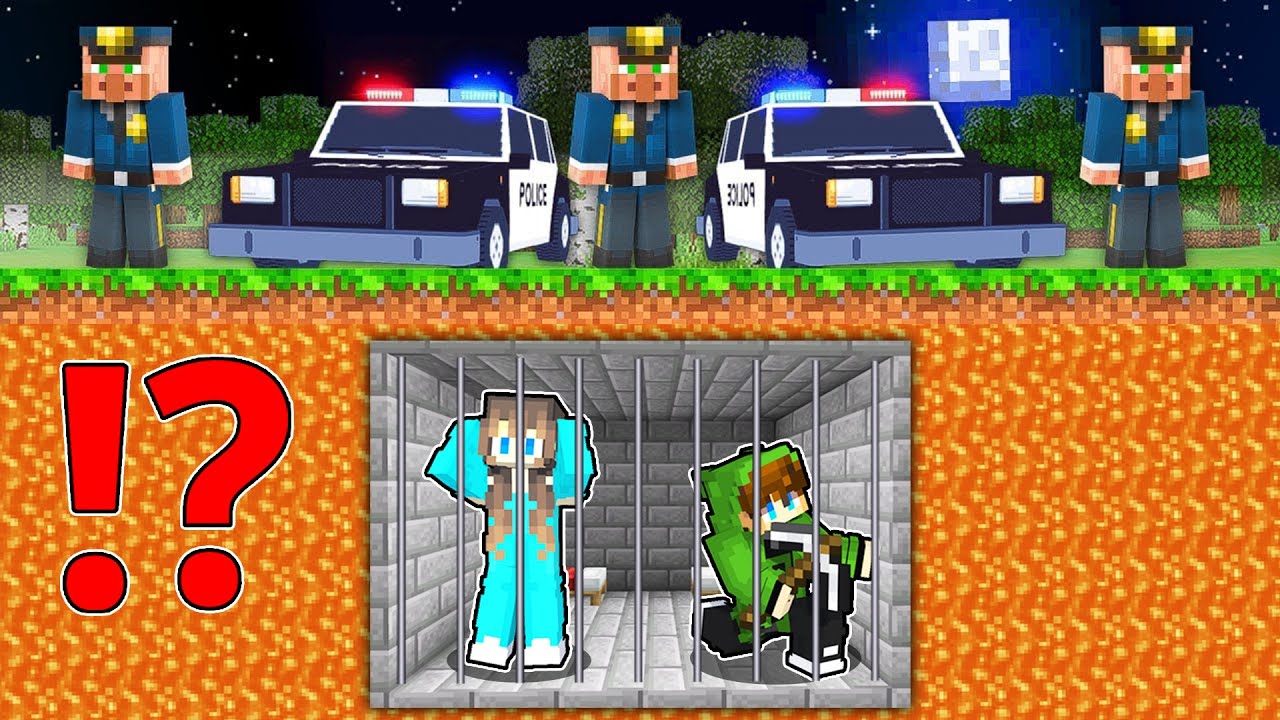 Lava Prison Escape in Minecraft! - Minecraft videos