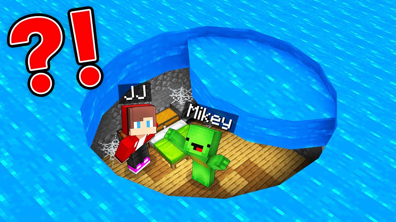 Mikey and JJ Found SECRET ROUND BASE in the OCEAN in Minecraft (Maizen) - Minecraft videos