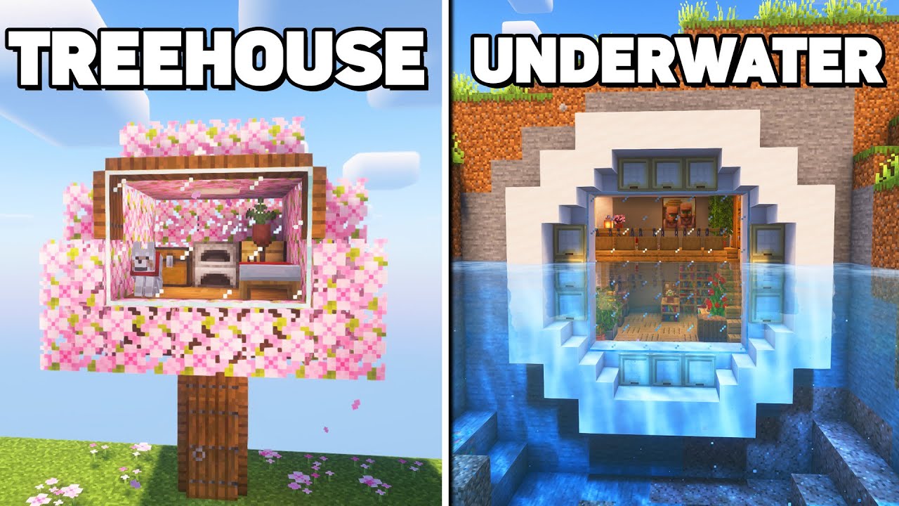 Minecraft: 3 EASY Starter Houses! - Minecraft videos