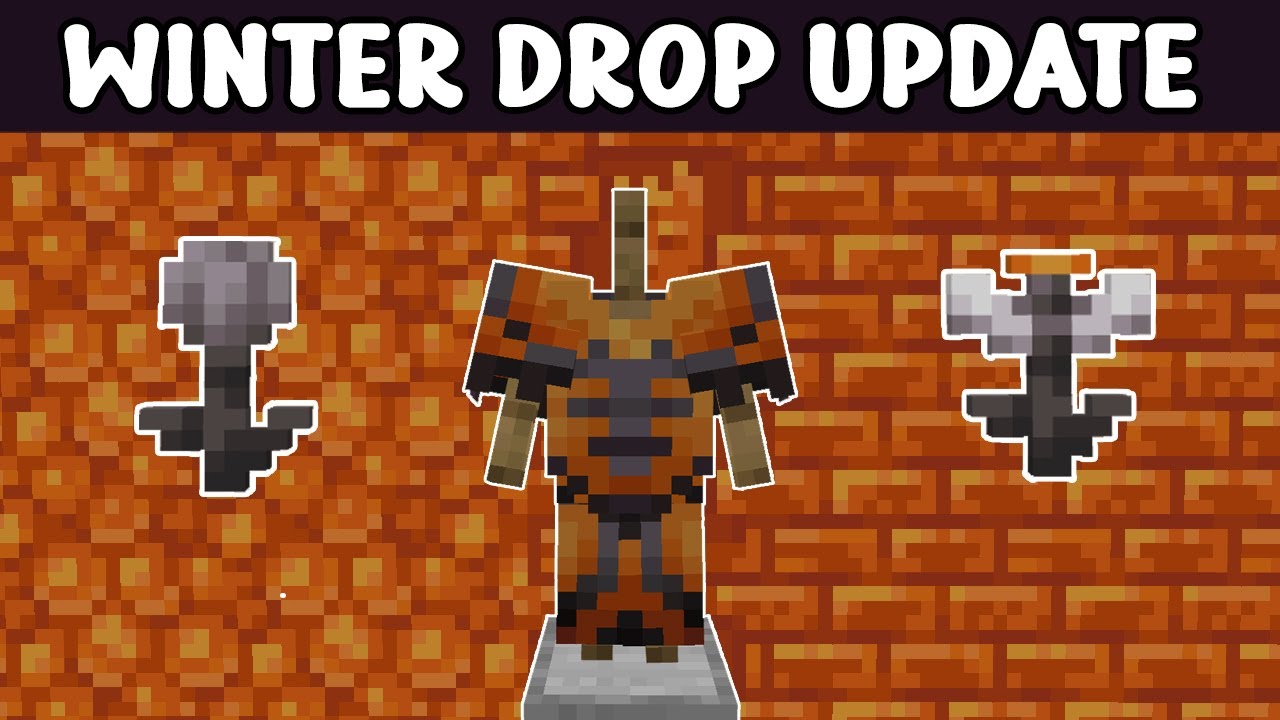 Minecraft Added Resin & Eyeblossom - Winter Drop - Bedrock Beta 1.21.50 ...
