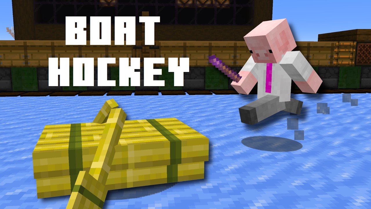 Minecraft BOAT physics SUCK - Minecraft videos