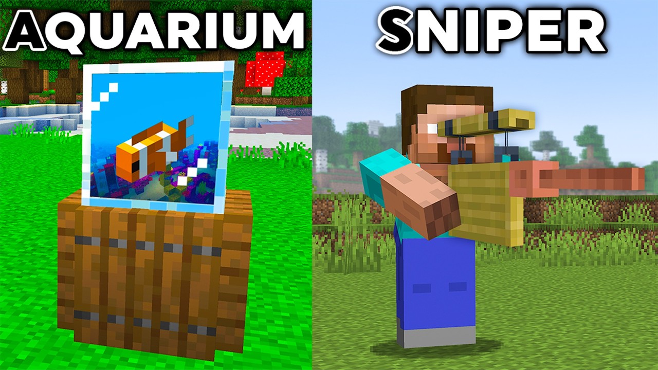 Minecraft Build Hacks in Alphabetical Order - Minecraft videos
