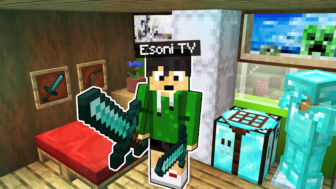 Minecraft But Esoni Can Craft Custom Diamonds | TAROPA VILLAGE (Tagalog ...