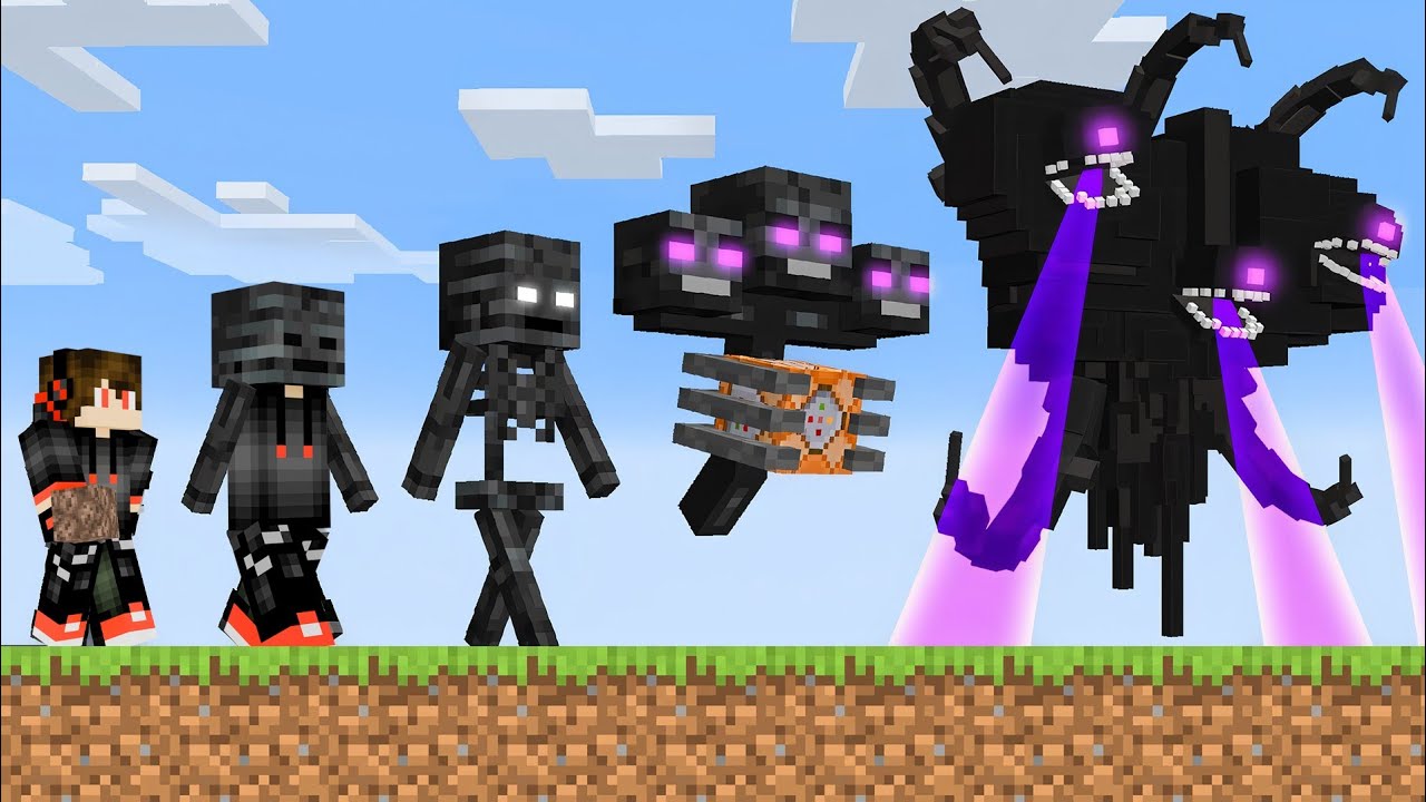 Minecraft, But I Become a Giant Wither Storm - Minecraft videos