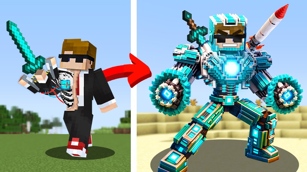 Minecraft, But You Can Upgrade Yourself - Minecraft videos