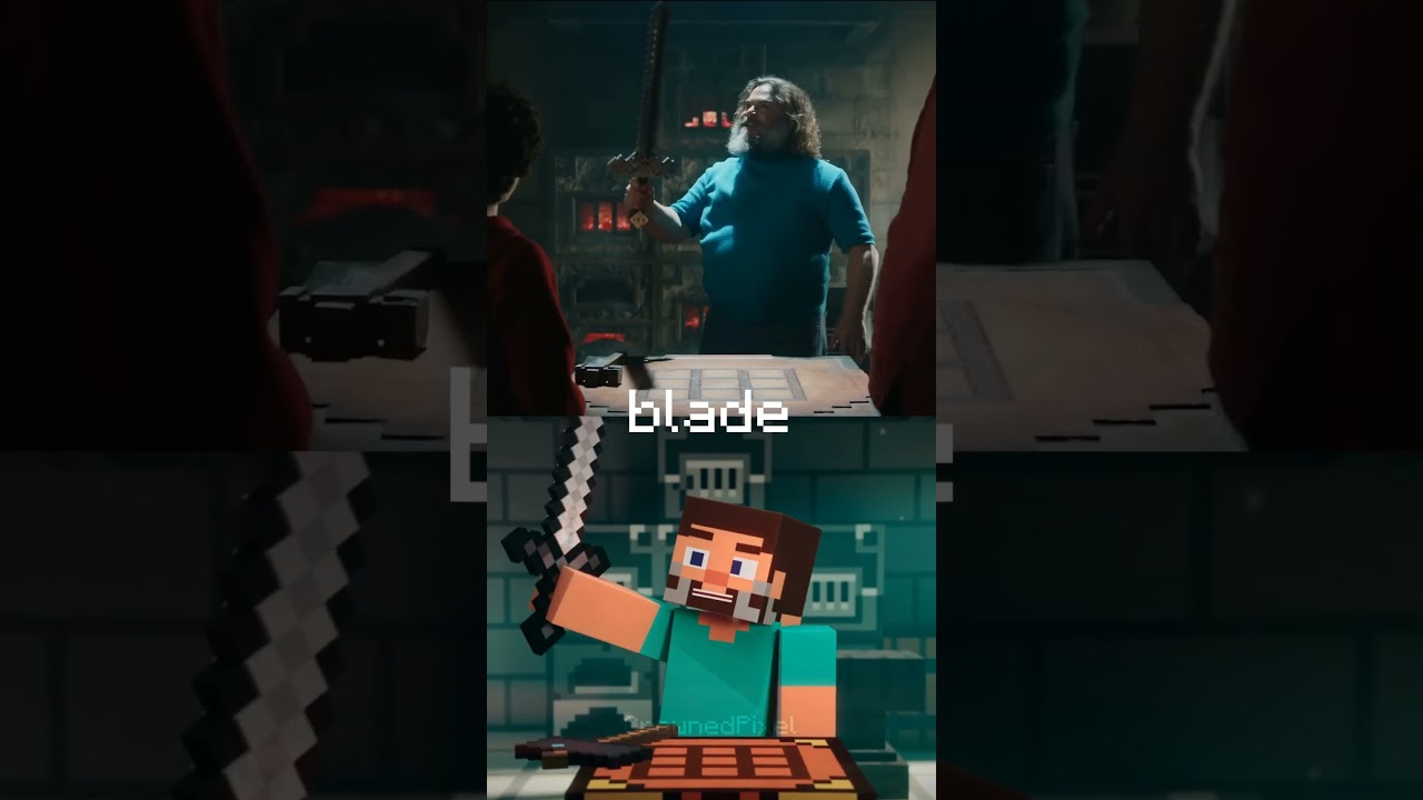 Minecraft Movie Original vs. ANIMATED - Minecraft videos