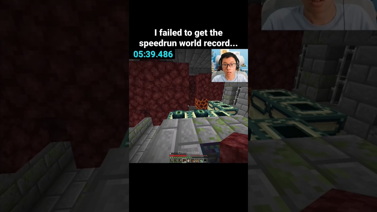 Minecraft Speedrun Moment - Minecraft videos