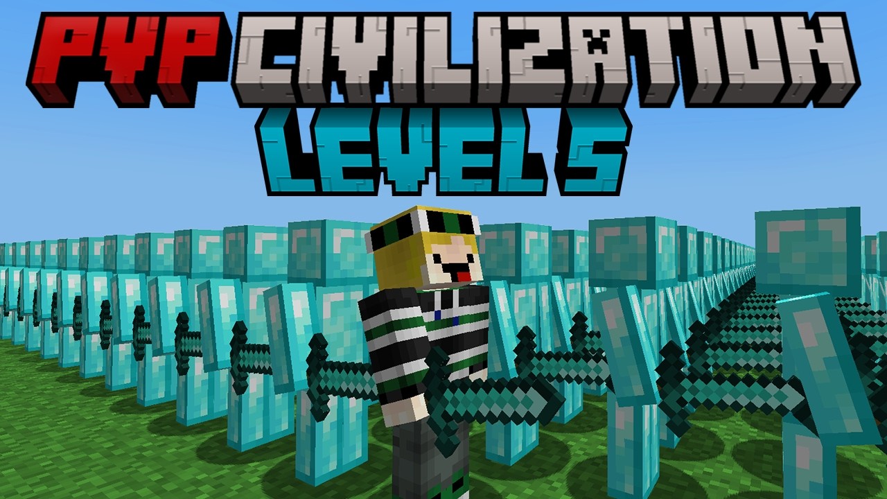 Minecraft but I become the BEST in PVP CIVILIZATION - Minecraft videos