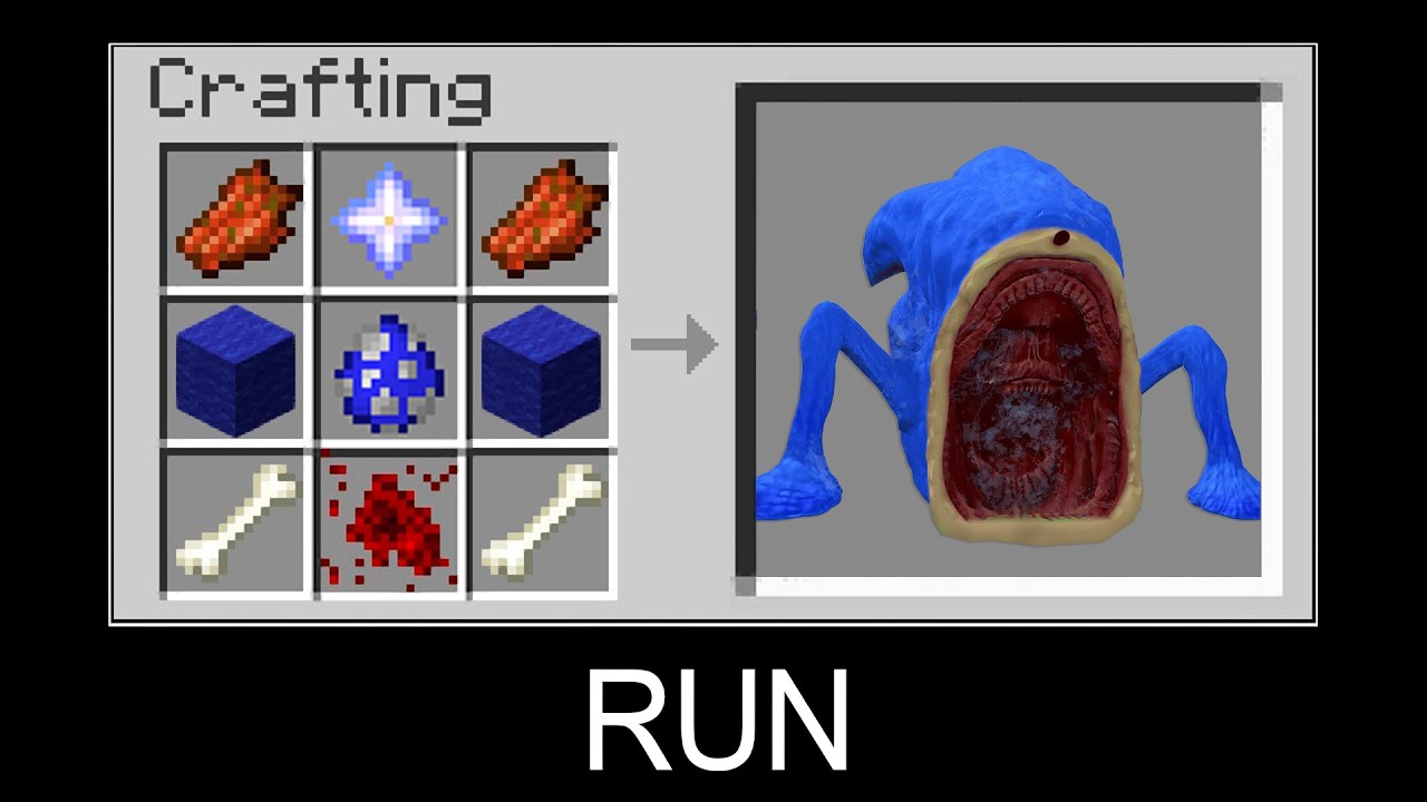 Minecraft wait what meme part 577 (CRAFTING SHIN SONIC EATER ...