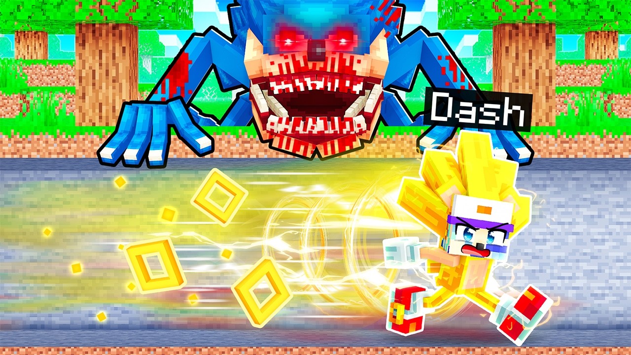 SHIN SONIC HUNTERS vs SUPER SONIC SPEEDRUNNER in Minecraft! - Minecraft ...