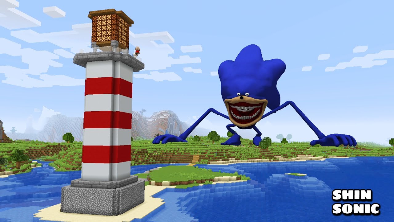 SURVIVING FROM SHIN SONIC in Minecraft Part 2 - Gameplay - Coffin Meme ...