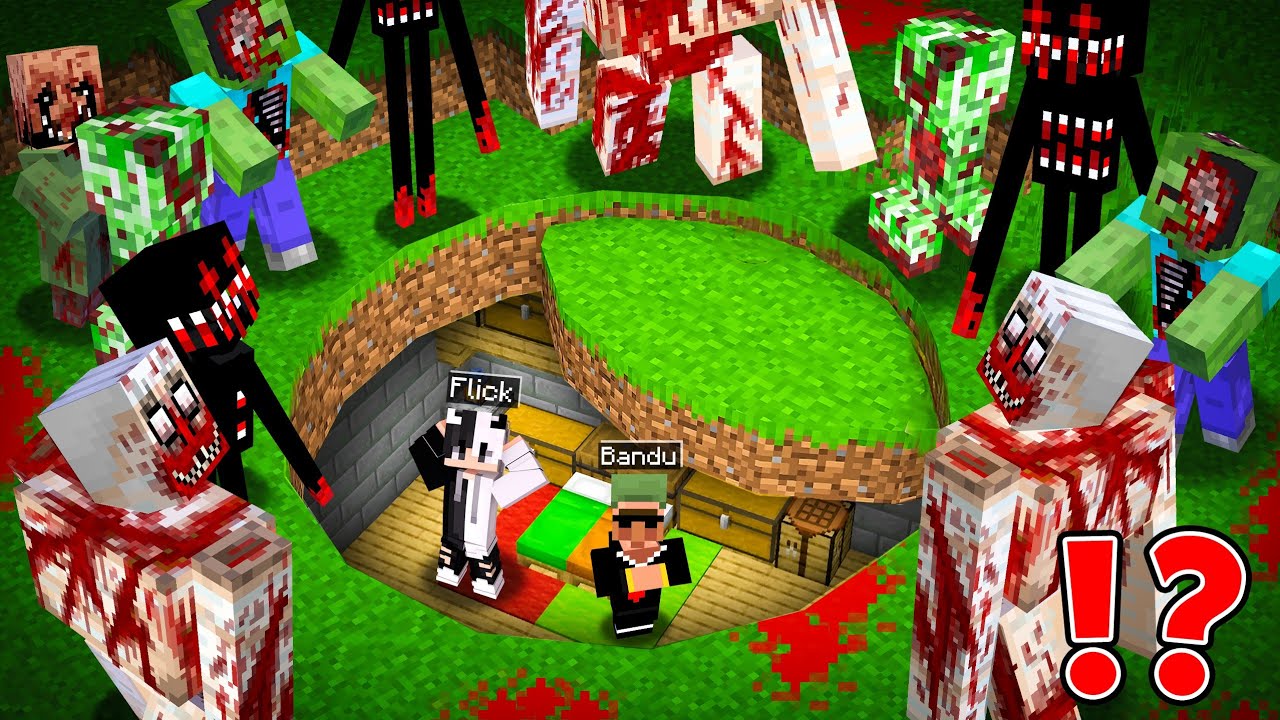 Scary Mobs Apocalypse vs Futuristic Bunker in Minecraft.... - Minecraft ...