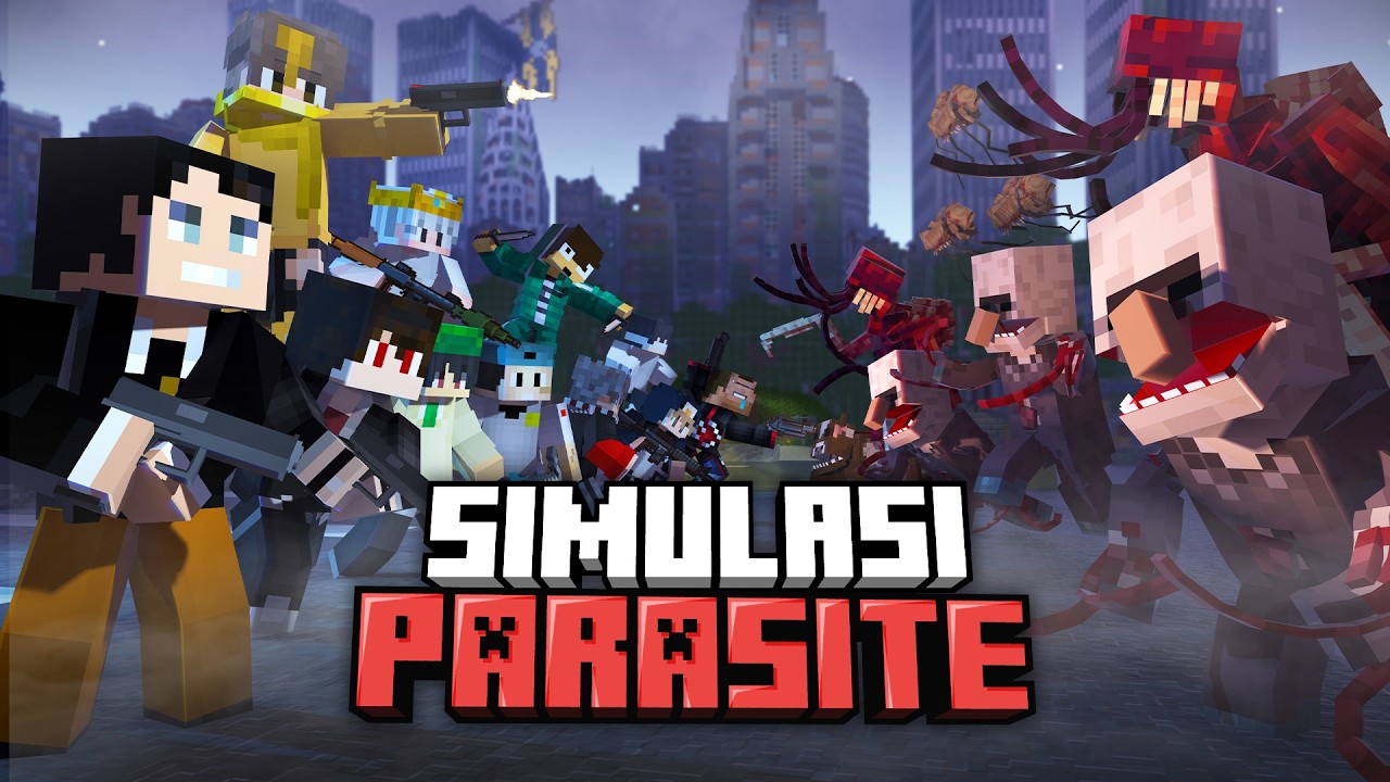 Simulasi Parasite di Minecraft - Minecraft videos