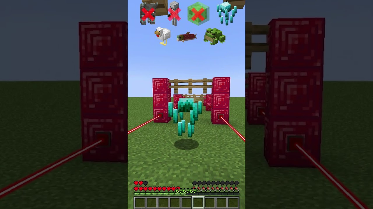 Smallest Gaps vs Different Mobs #meme #minecraft #shorts - Minecraft videos