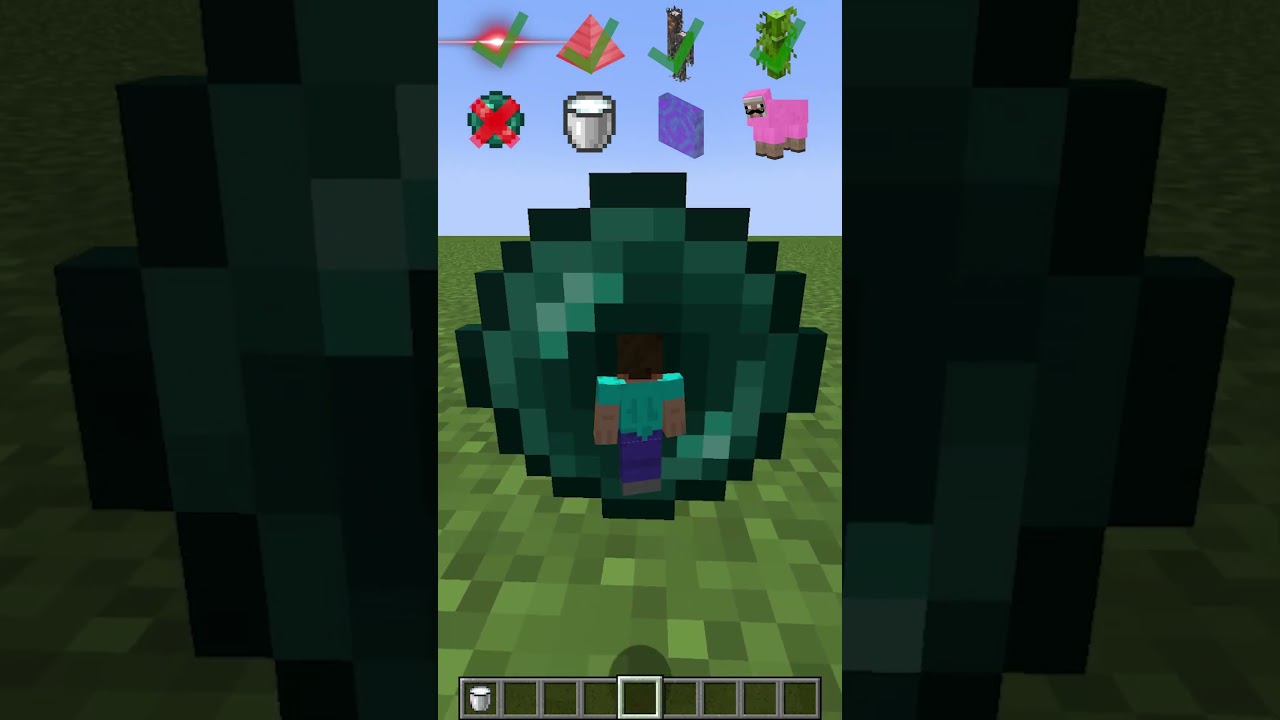 Smallest Gaps vs Different Size #shorts #meme #minecraft - Minecraft videos