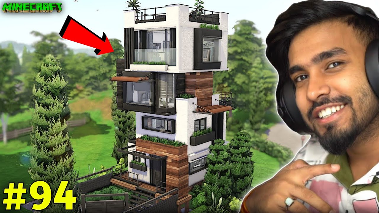 TECHNO GAMERZ BUILD A BIGGEST CASTLE IN MINECRAFT #94 UPDATE I TECHNO ...