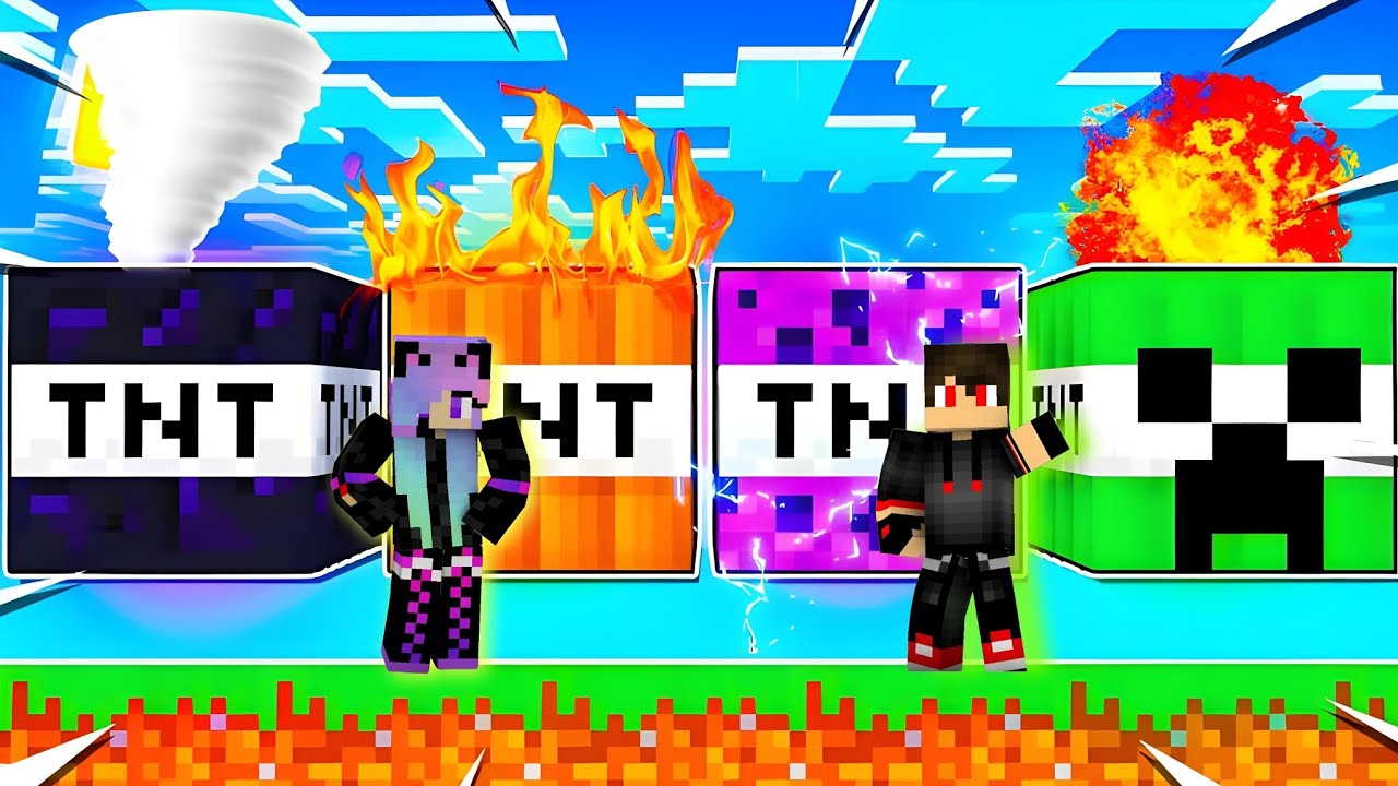 Testing New GOD TNTs in Minecraft || @Mc_flame - Minecraft videos