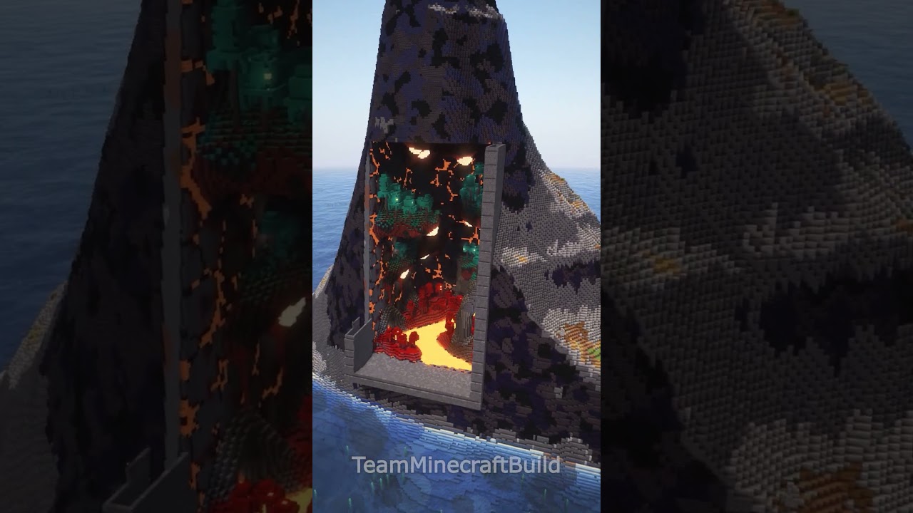 The Gate of Hell | Tutorial l Timelapse build l #minecraft - Minecraft videos