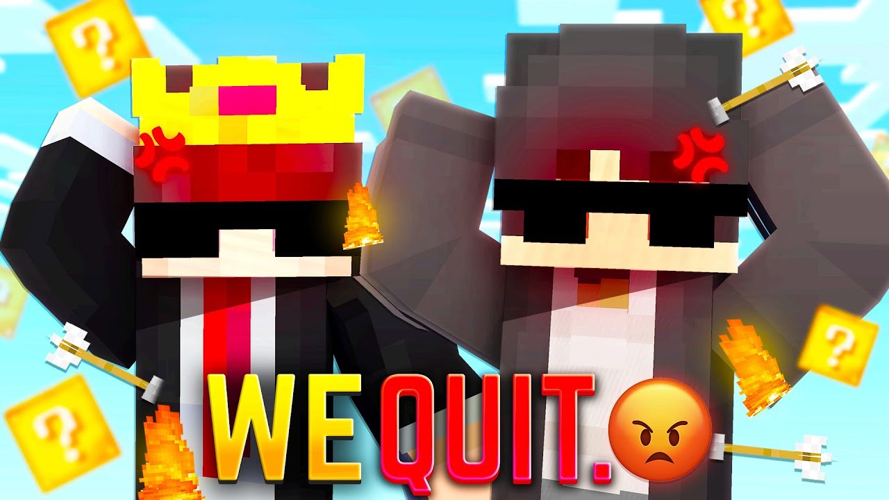 We Almost QUIT MINECRAFT Because of This... - Minecraft videos