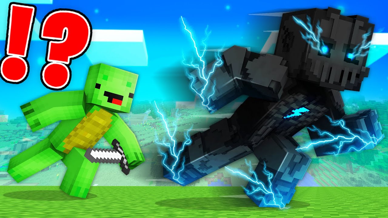 ZOOM Speedrunner vs Hunter in Minecraft - Maizen JJ and Mikey - Minecraft videos