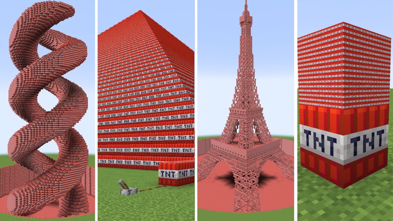 biggest minecraft experiments in one video - Minecraft videos