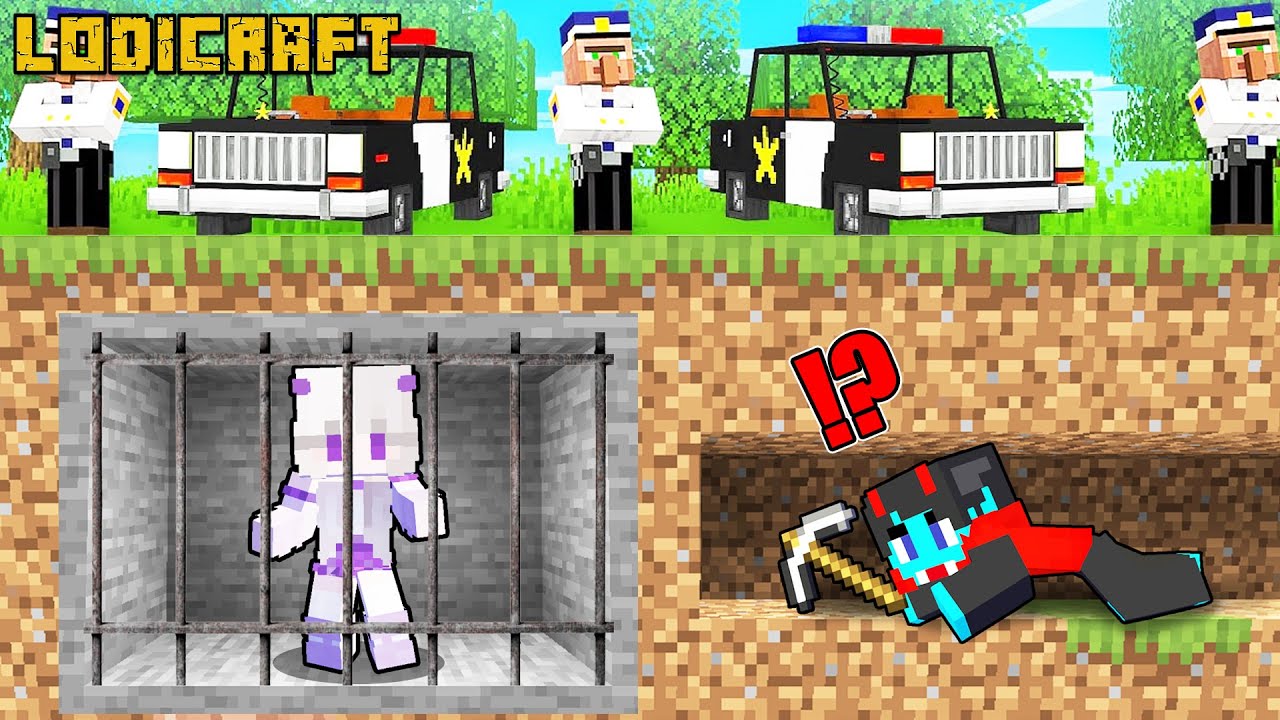 i Saved Sheyyyn from the Underground Prison in Minecraft!! - Minecraft ...