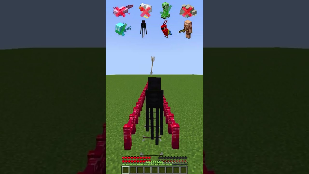 Arrow Rain vs Mobs Sprint #meme #shorts #minecraft - Minecraft videos