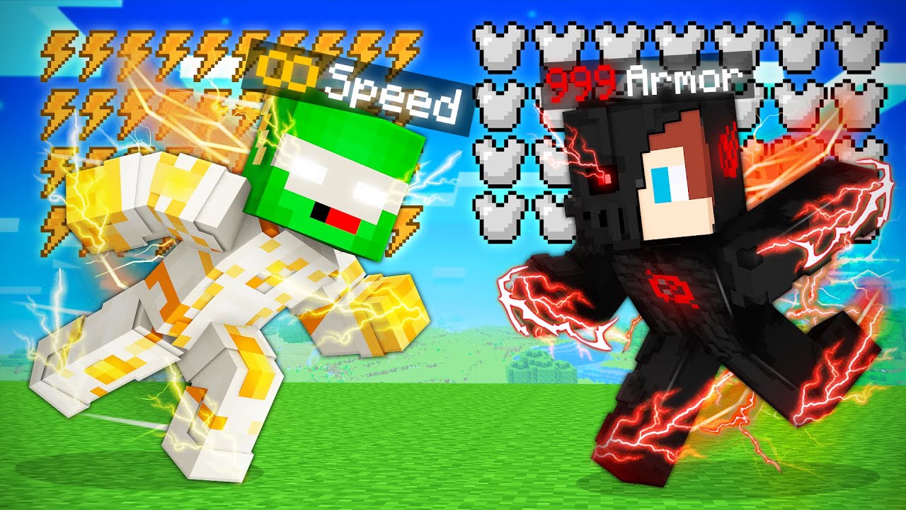 BLACK FLASH Armor JJ vs GODSPEED Armor Mikey in Minecraft - Maizen JJ ...