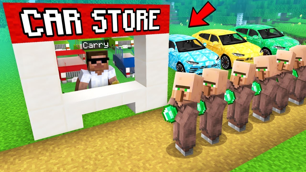 Best of Selling Super Cars in Showroom in Minecraft.. - Minecraft videos