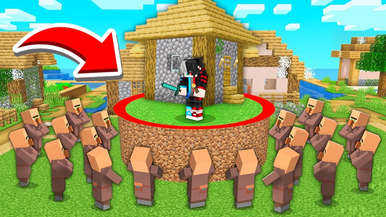 Evil Villagers DIVIDE The Village Into a CIRCLE in Minecraft ...