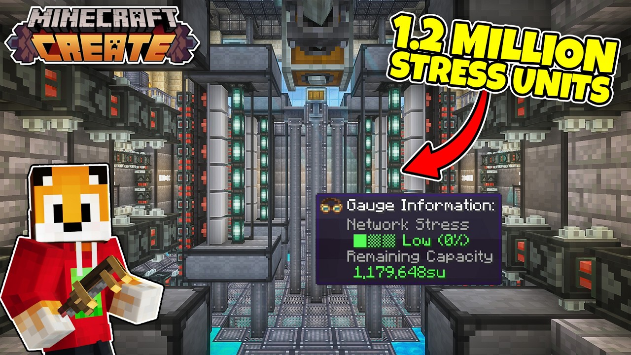 Generating OVER 1 MILLION SU in Minecraft Create Mod - Minecraft videos